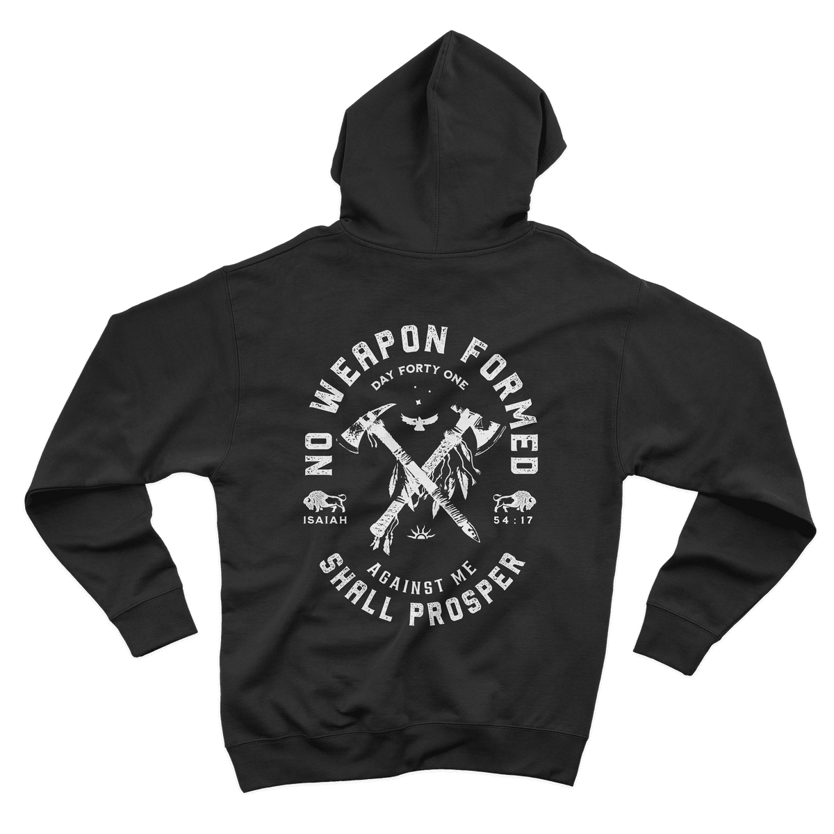 No Weapon Hoodie Black Day Forty One