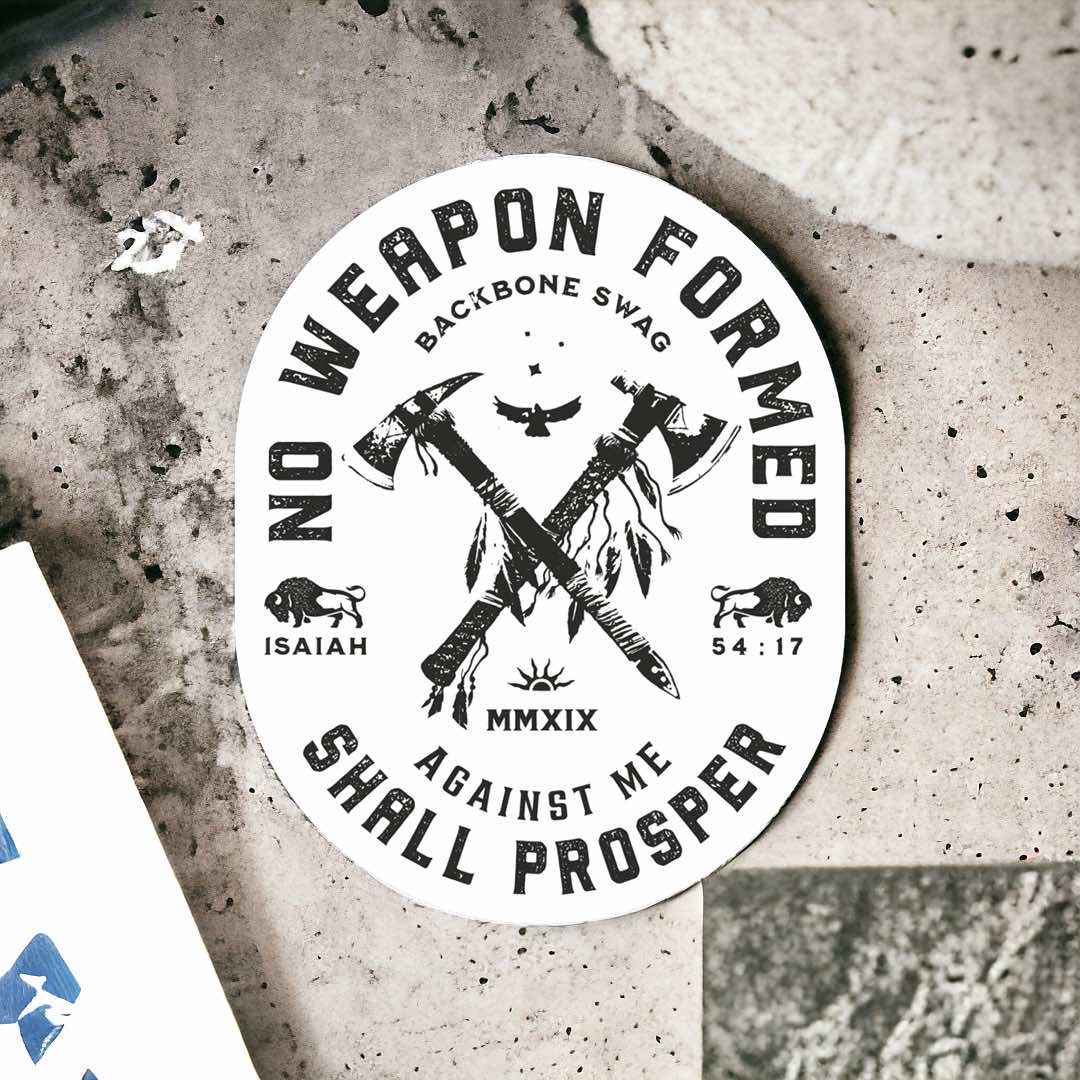 No Weapon Sticker – Day Forty One