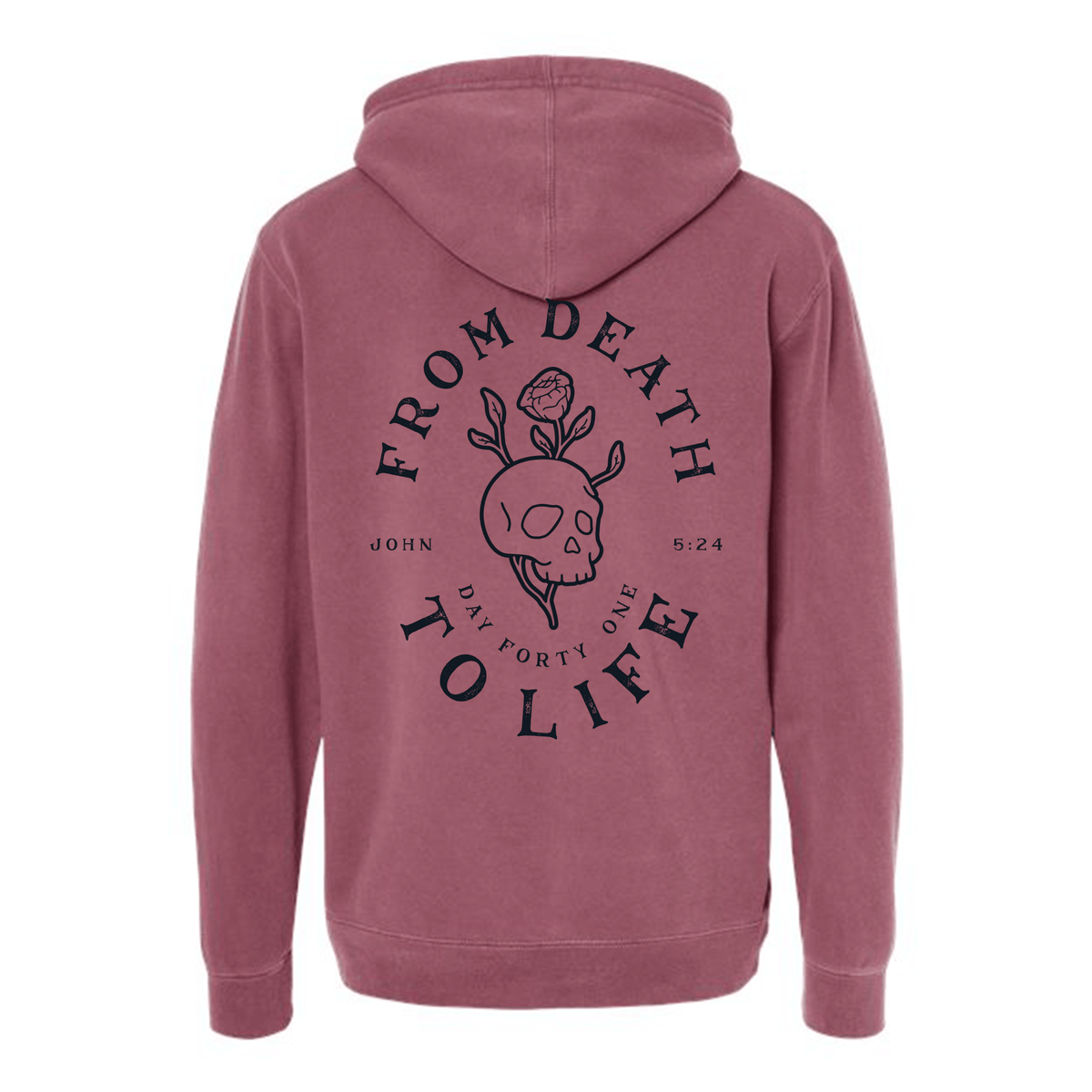 Death to Life - Hoodie (LUX) – Day Forty One